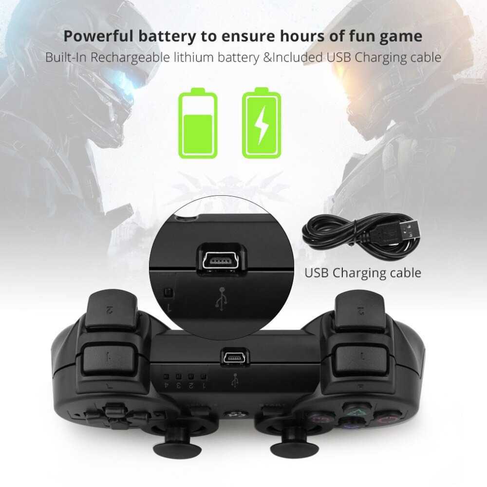 Jual OLOEY Wireless Gamepad Controller Dualshock PS3 - L800 | Shopee Indonesia