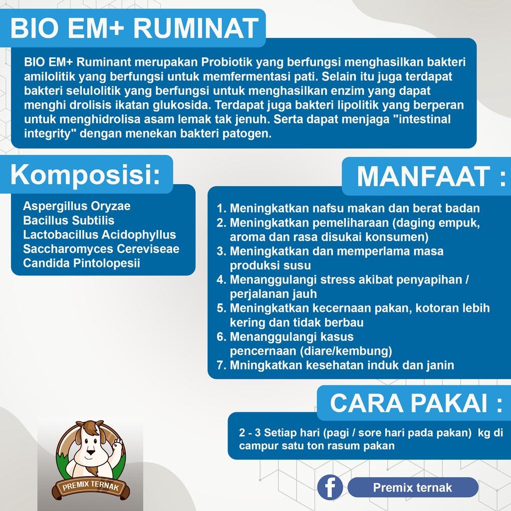 Jual Probiotik Serbuk Peternakan Dosis 1KG/TON Pakan I Ternak Sapi ...