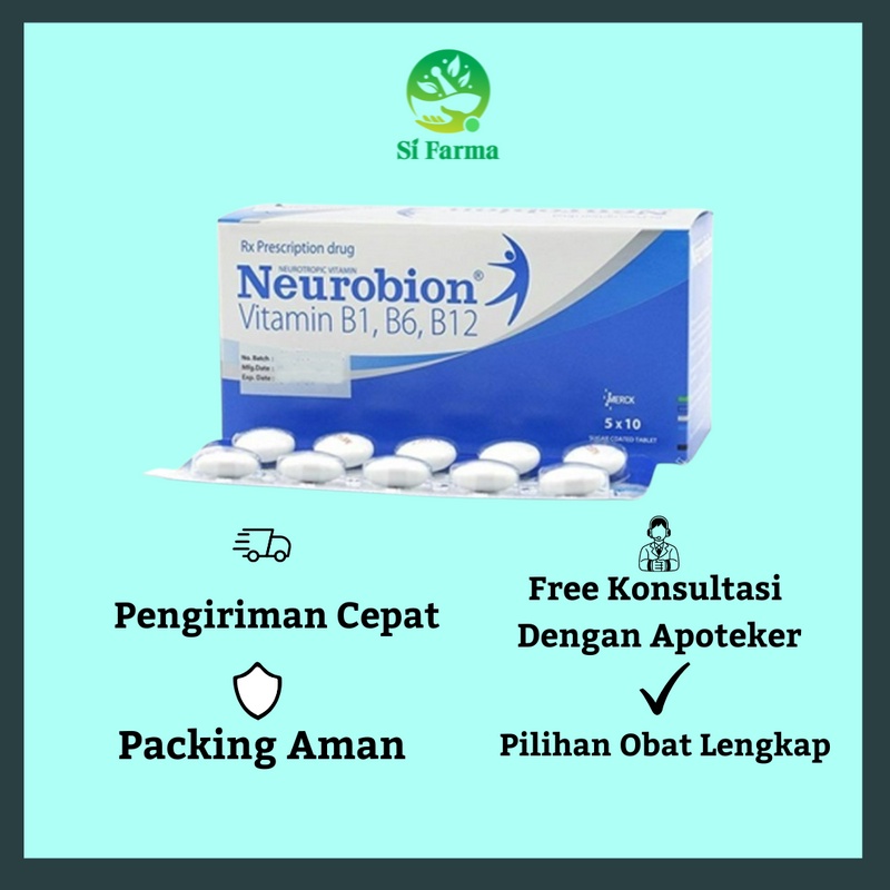 Jual Neurobion Tablet/Vitamin Neurotropik Untuk Kesehatan Fungsi Saraf ...