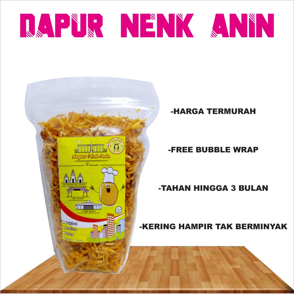 Jual Kentang mustofa | kering kentang | kentang korek api 1KG dapur nenk anin | Shopee Indonesia