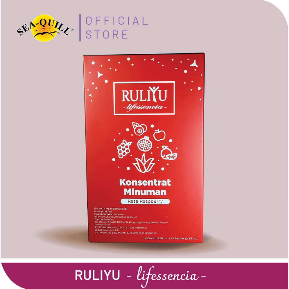 Jual RULIYU Konsentrat Raspberry Minuman Kesehatan KULIT isi 10 sachet ...