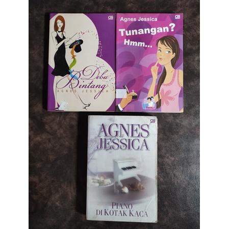 Jual Novel Agnes Jessica - Debu Bintang, Tunangan? hmm, Piano Kotak ...