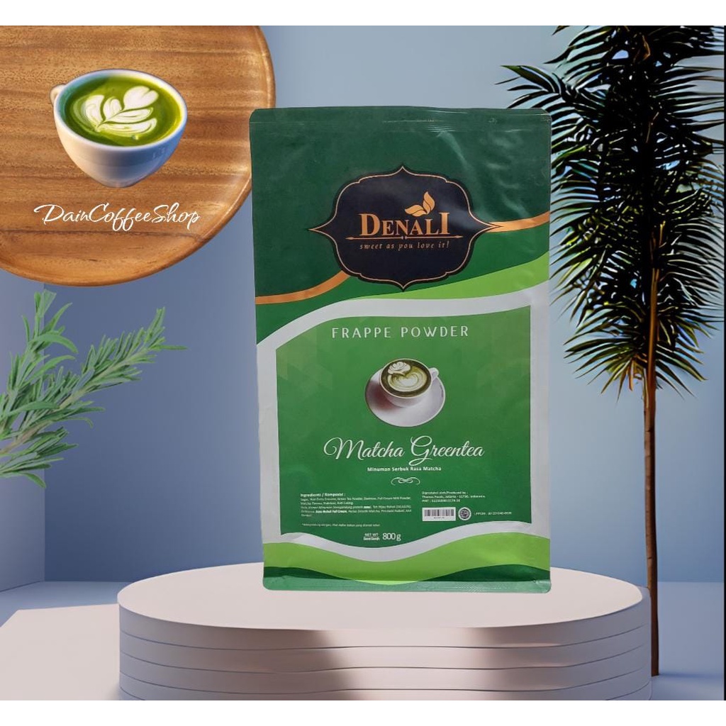 Jual Denali Powder Matcha Greentea 800 gram | Bubuk Frappe Denali ...
