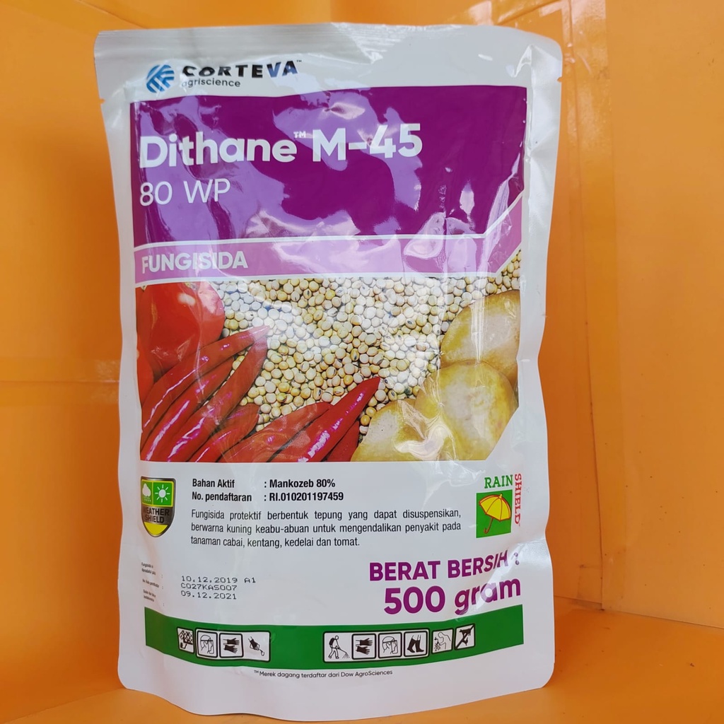 Jual DITHANE M-45 80 WP 500 GRAM KEMASAN PABRIK FUNGISIDA OBAT JAMUR ...