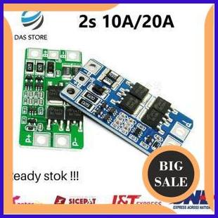 Jual tools BMS 2S 7.4v Li ion lithium 18650 battery charger modul 10A ...