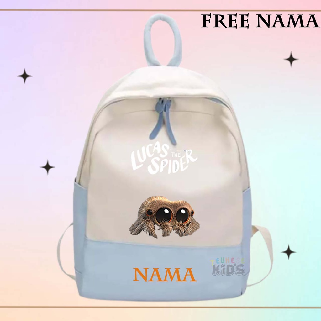 Jual BACKPAS RANSEL TAS ANAK SEKOLAH MOTIF KARAKTER LUCAS THE SPIDER ...