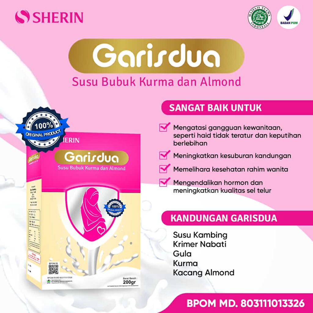 Jual Susu Garisdua | Garis Dua | Susu Almond | Untuk Promil Bunda ...