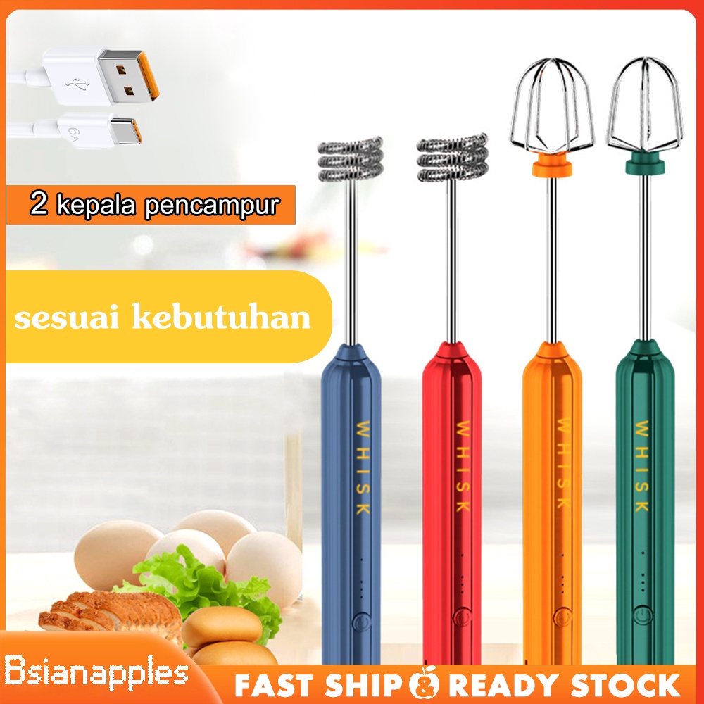 Jual WHISK Kocokan Genggam Listrik Kocokan Genggam Listrik Milk Frother ...