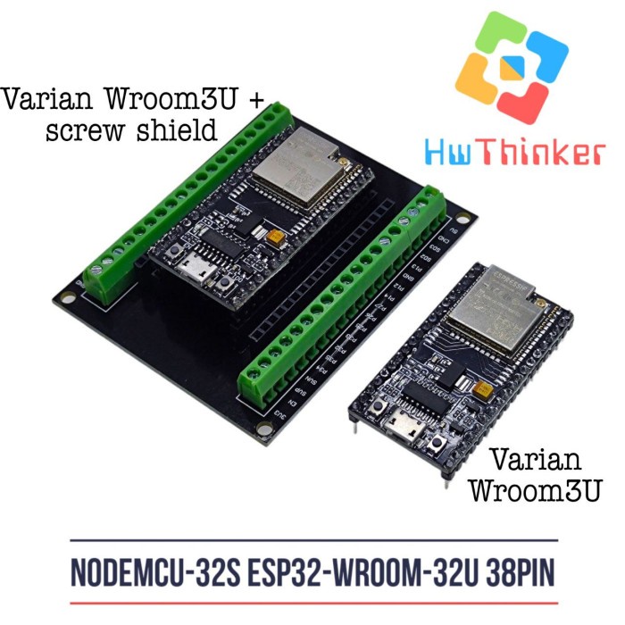 Jual NodeMCU-32S WiFi Bluetooth ESP32-WROOM-32U ESP-32 38pin 38 pin ...