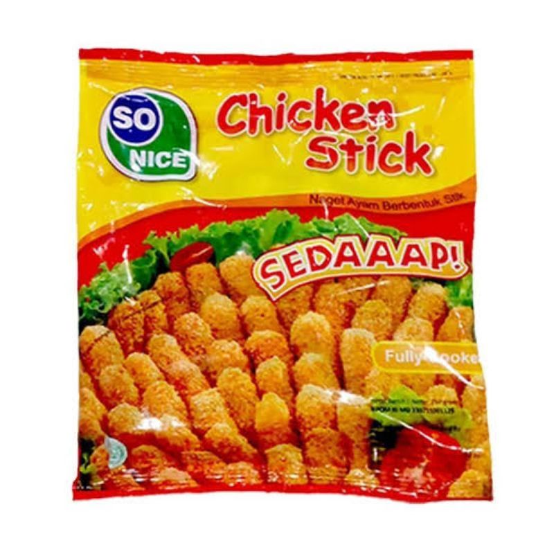 Jual Nugget Stick Ayam So Nice 500 gr (Frozen Food) | Shopee Indonesia