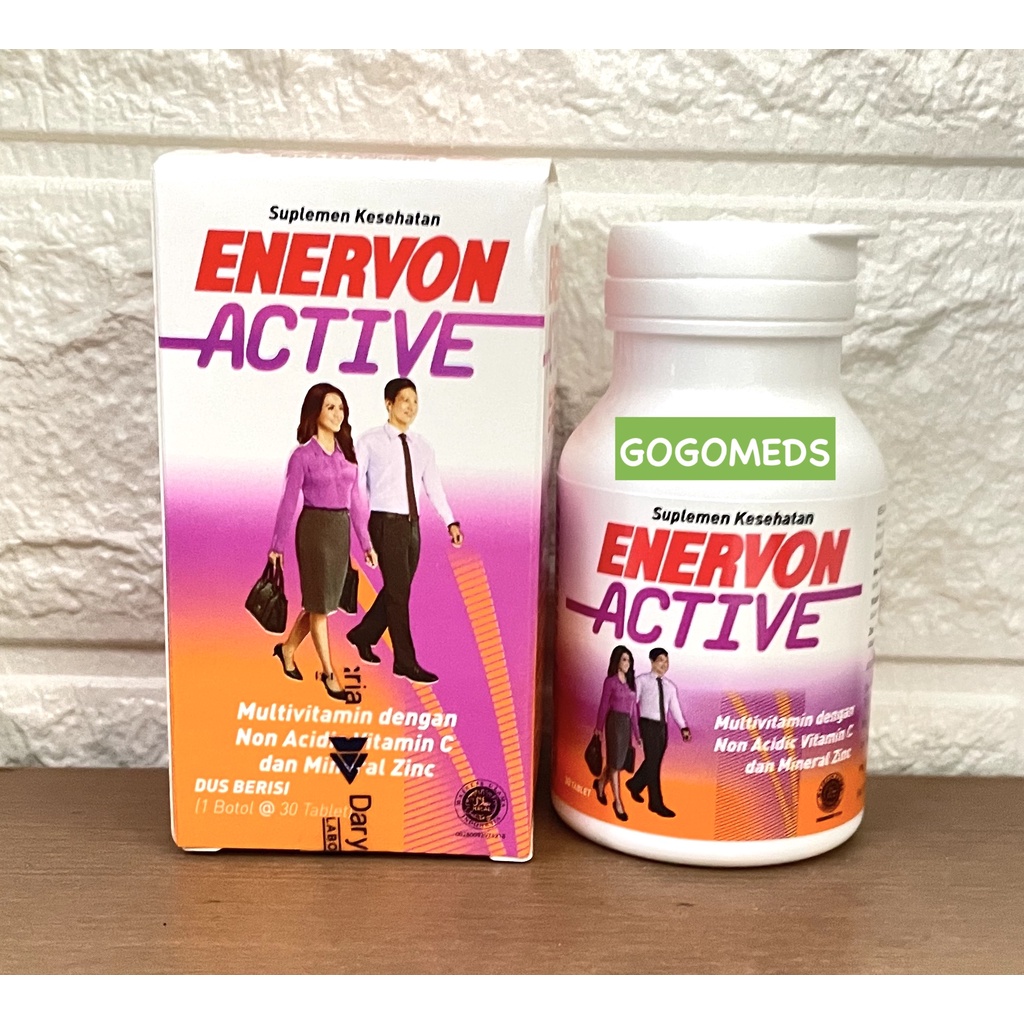 Jual ENERVON ACTIVE MULTIVITAMIN ISI 30 TAB UNTUK DAYA TAHAN TUBUH ...