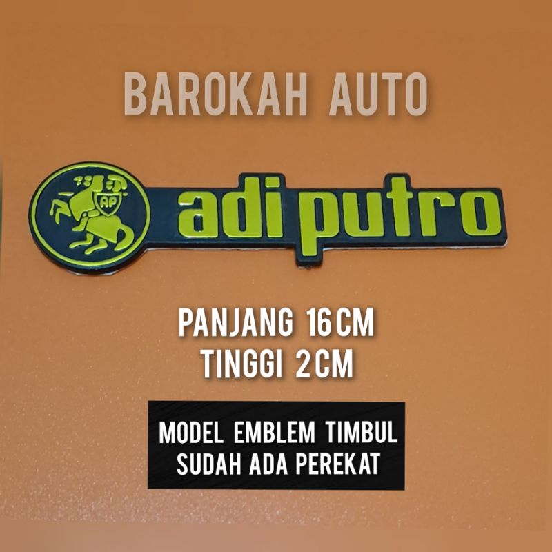 Jual logo mobil emblem adiputro warna emas gold | Shopee Indonesia