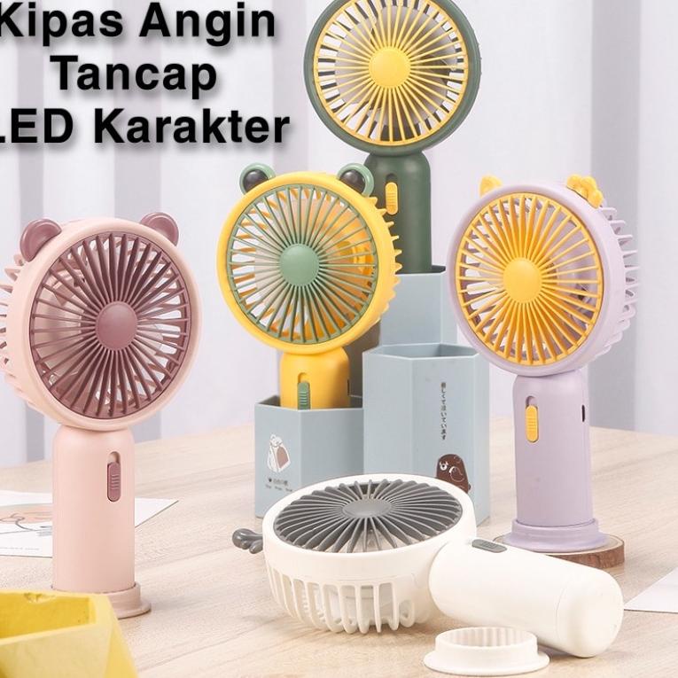 Jual Baru Puas Kipas Angin Tancap Tangan Karakter / Kipas Genggam ...