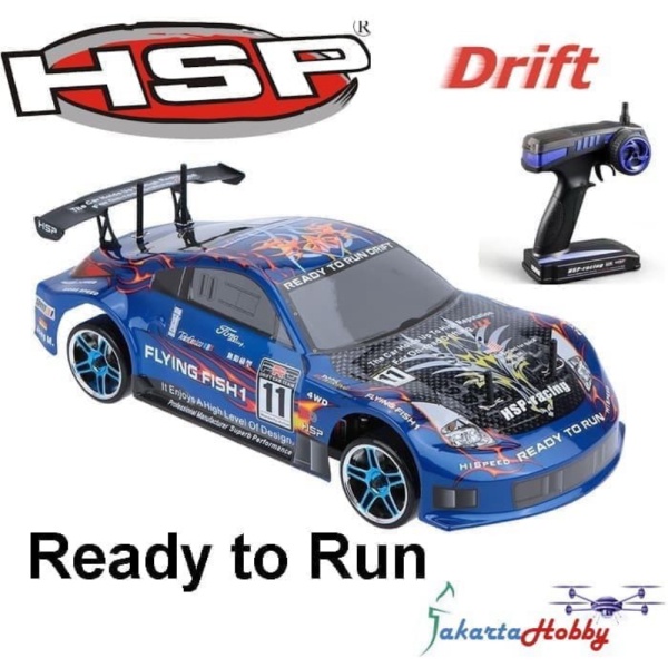 Jual Unik HSP Flying Fish 94123 RC Drift propo kelas hobby RTR - Blue ...
