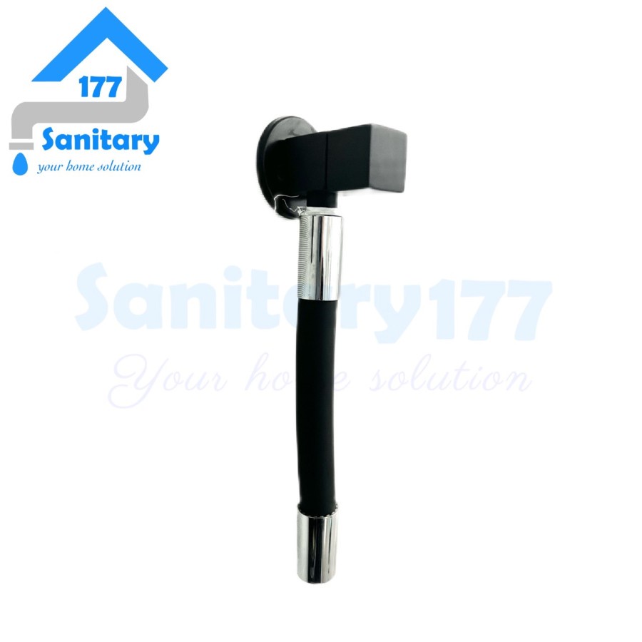 Jual Kran Tembok stainless HITAM mini kotak KT20-Keran air flexible bak ...