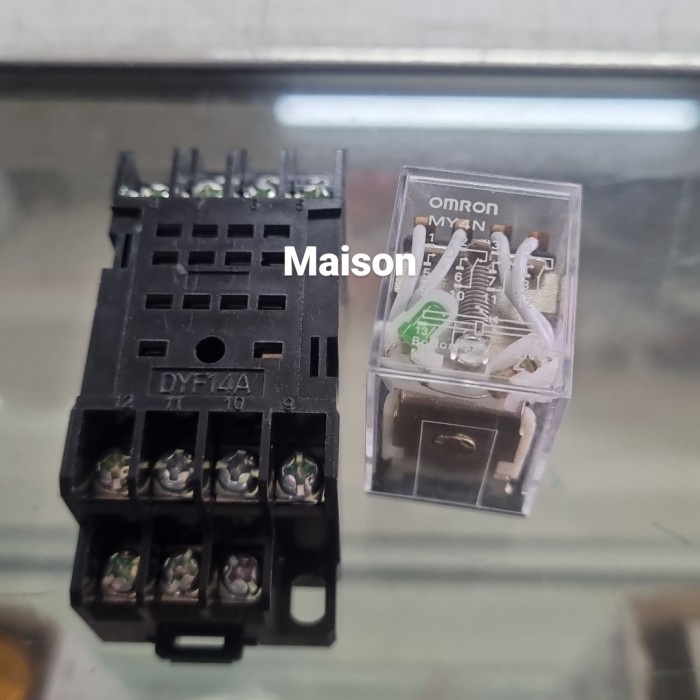 Jual Relay Omron MY4N 24VDC + Socket - Relay saja | Shopee Indonesia