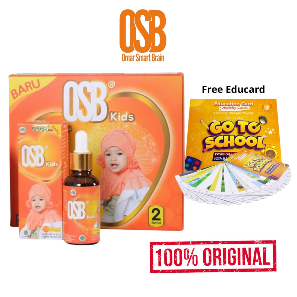 Jual Omar Smart Brain OSB Kids 100% Asli Vitamin Otak Anak Daya Tahan ...