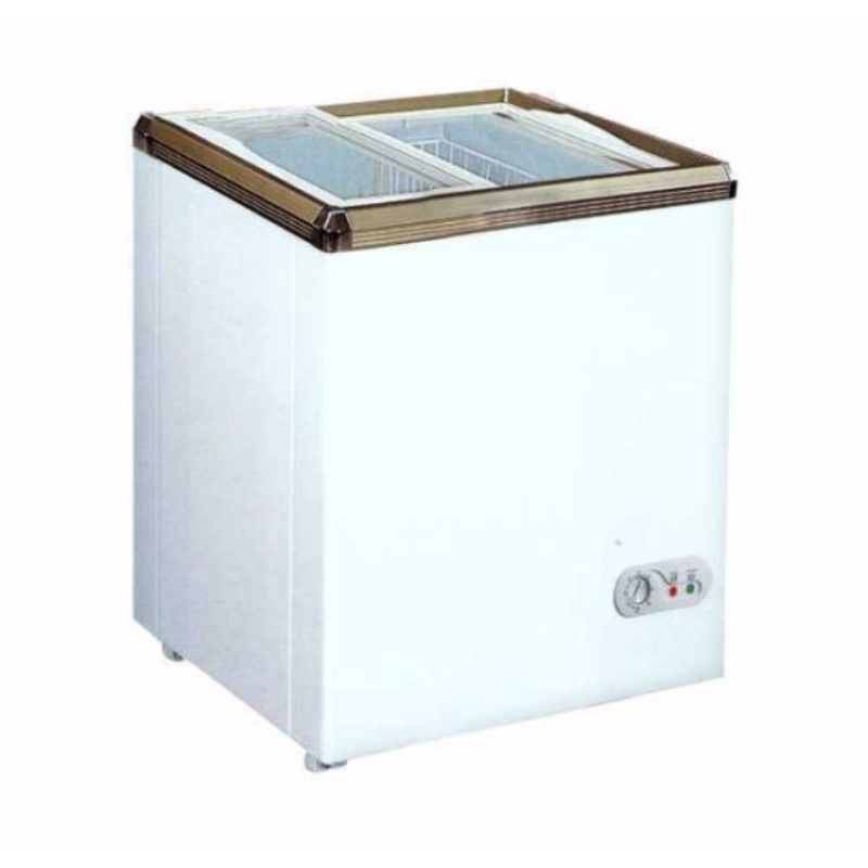 Jual Chest freezer RSA 100 ltr slidding flat glass XS110 XS-110 ...