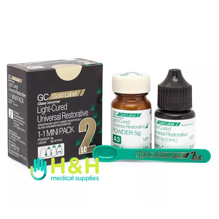 Jual FUJI 2 Light Cured / GIC FUJI 2 GC GOLD LABEL LC Mini Pack ...