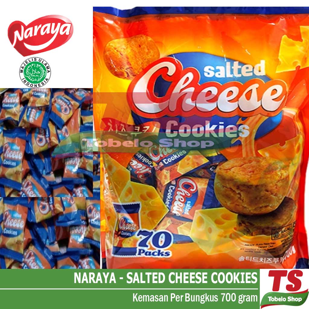 Jual NARAYA SALTED CHEESE COOKIES 700 GRAM / NARAYA COOKIES CHEESE ...