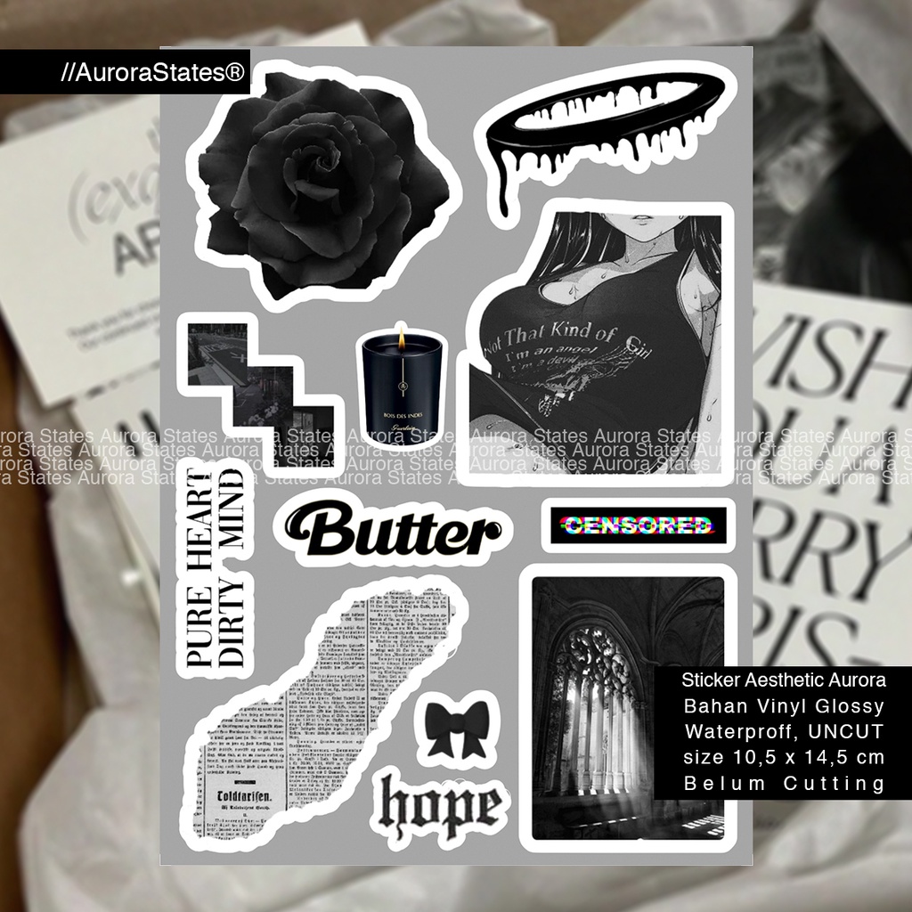 Jual Sticker Vintage Vogue Stiker Vintage Case Hp Sticker jurnal book ...