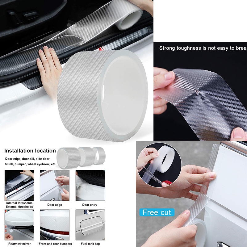 Jual Stiker Karbon Pelindung Mobil 5D Tahan Air Nano Protector Carbon ...