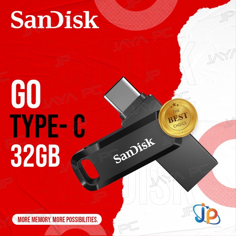 Jual FlashDisk Sandisk Ultra GO OTG Type-C 32GB - Flash Disk 32 GB USB ...