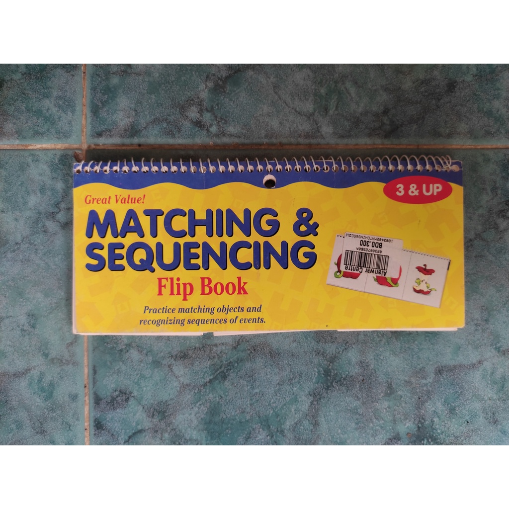 Jual Buku Edukasi Anak Matching & Sequencing Flip Book hardbook ...