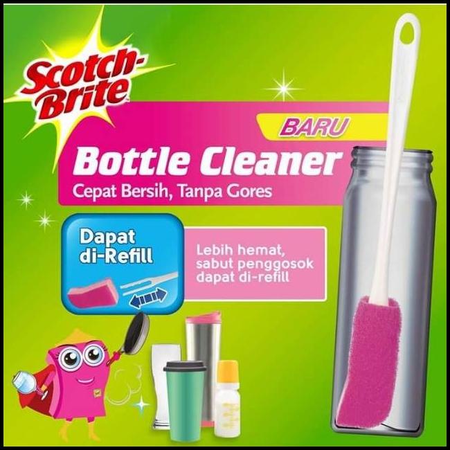 Jual 3M Scotch Brite Sabut Spons Pembersih Botol - Botol Cleaner ...