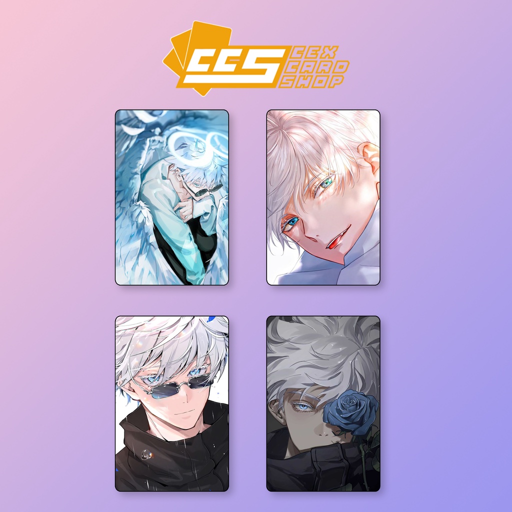 Jual Photocard Anime Gojo Satoru Jujutsu Kaisen | Shopee Indonesia