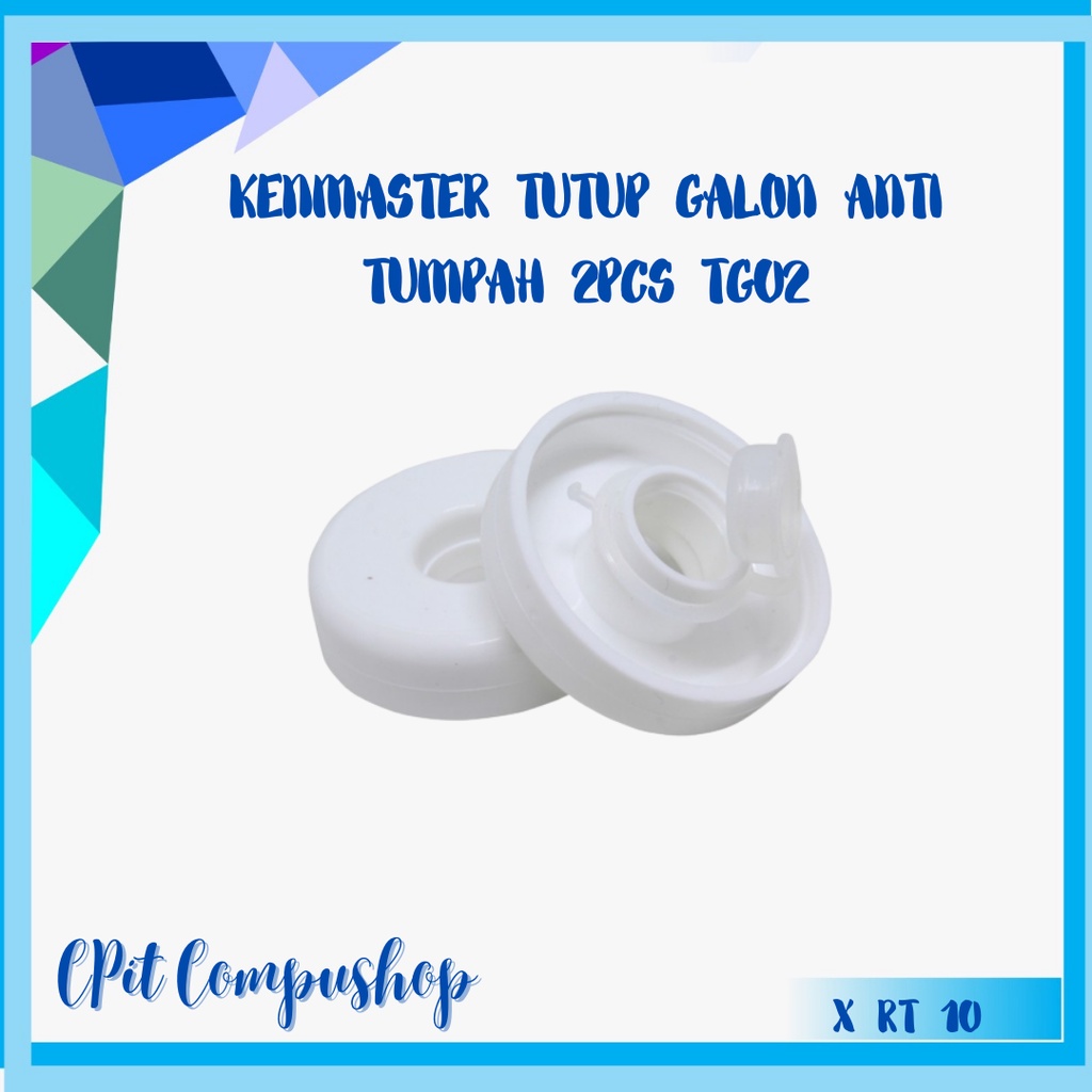 Jual KENMASTER TUTUP GALON ANTI TUMPAH 2PCS TG02 | Shopee Indonesia
