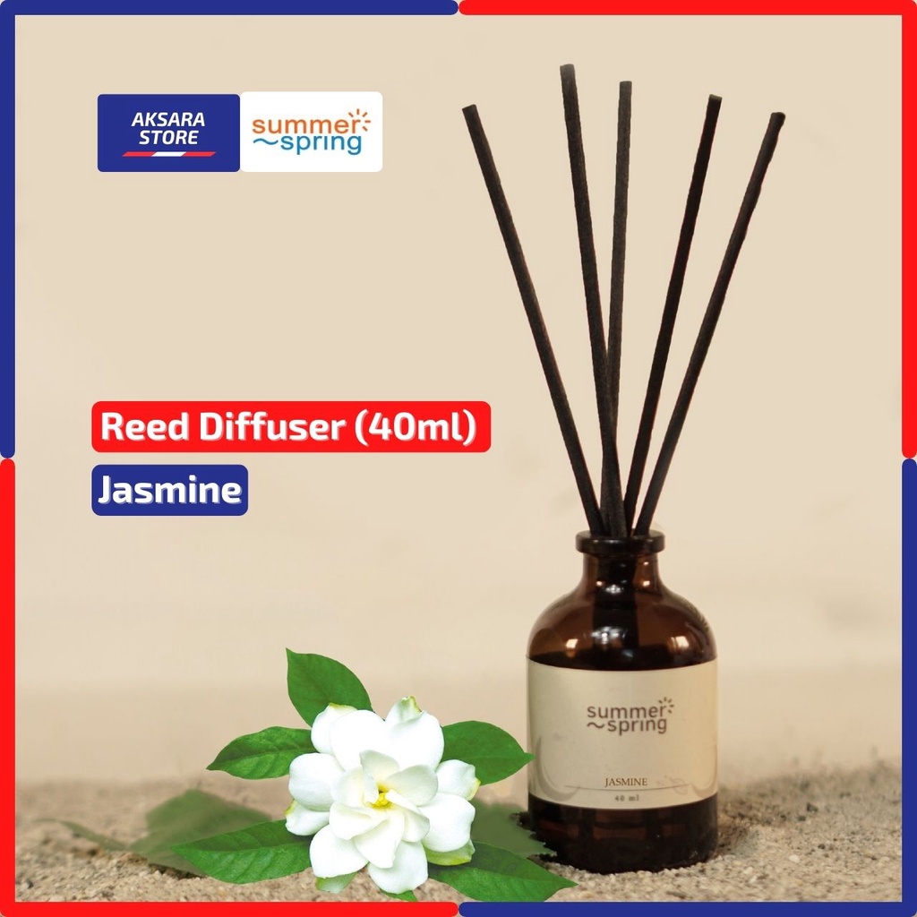 Jual Reed Diffuser Summerspring Jasmine Aroma Terapi Ruangan 40ml ...
