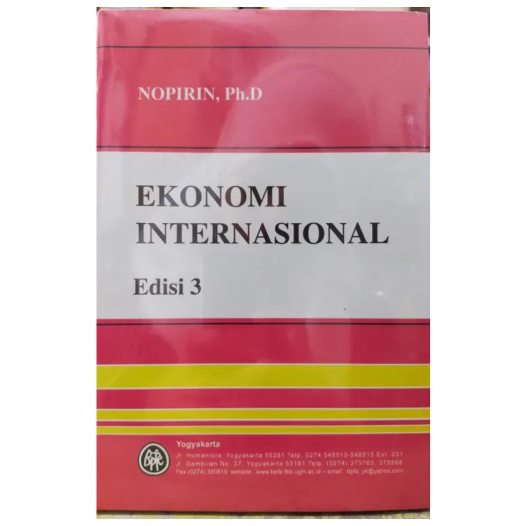 Jual Ekonomi Internasional Edisi 3 - Nopirin - BPFE | Shopee Indonesia