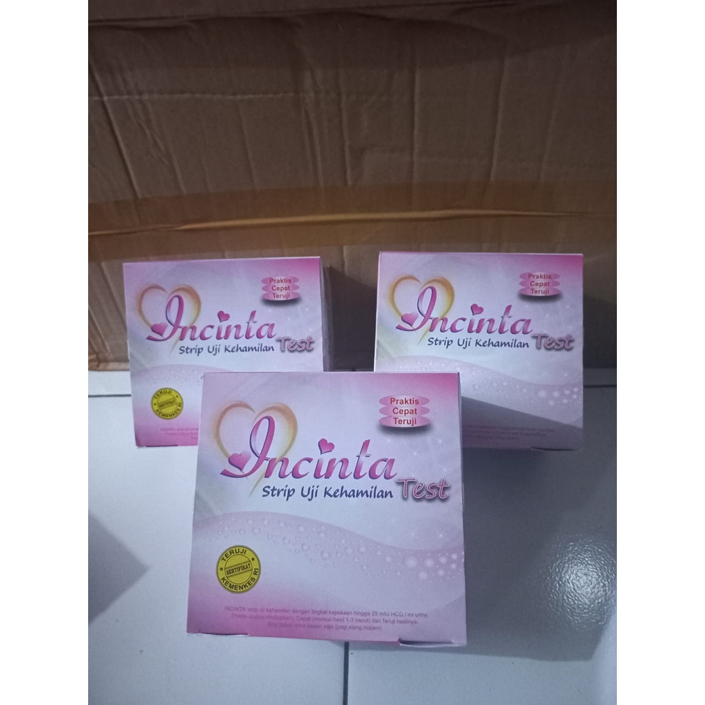 Jual TERLARIS INCINTA STRIP UJI KEHAMILAN PER BOX ISI 50 BUKAN SENSITIF ...