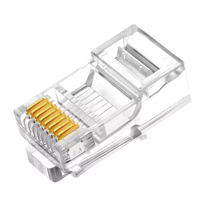 Jual Mediatech LAN Connector RJ-45 Cat6 UTP Gold Plated 8P8C Anti Gagal ...
