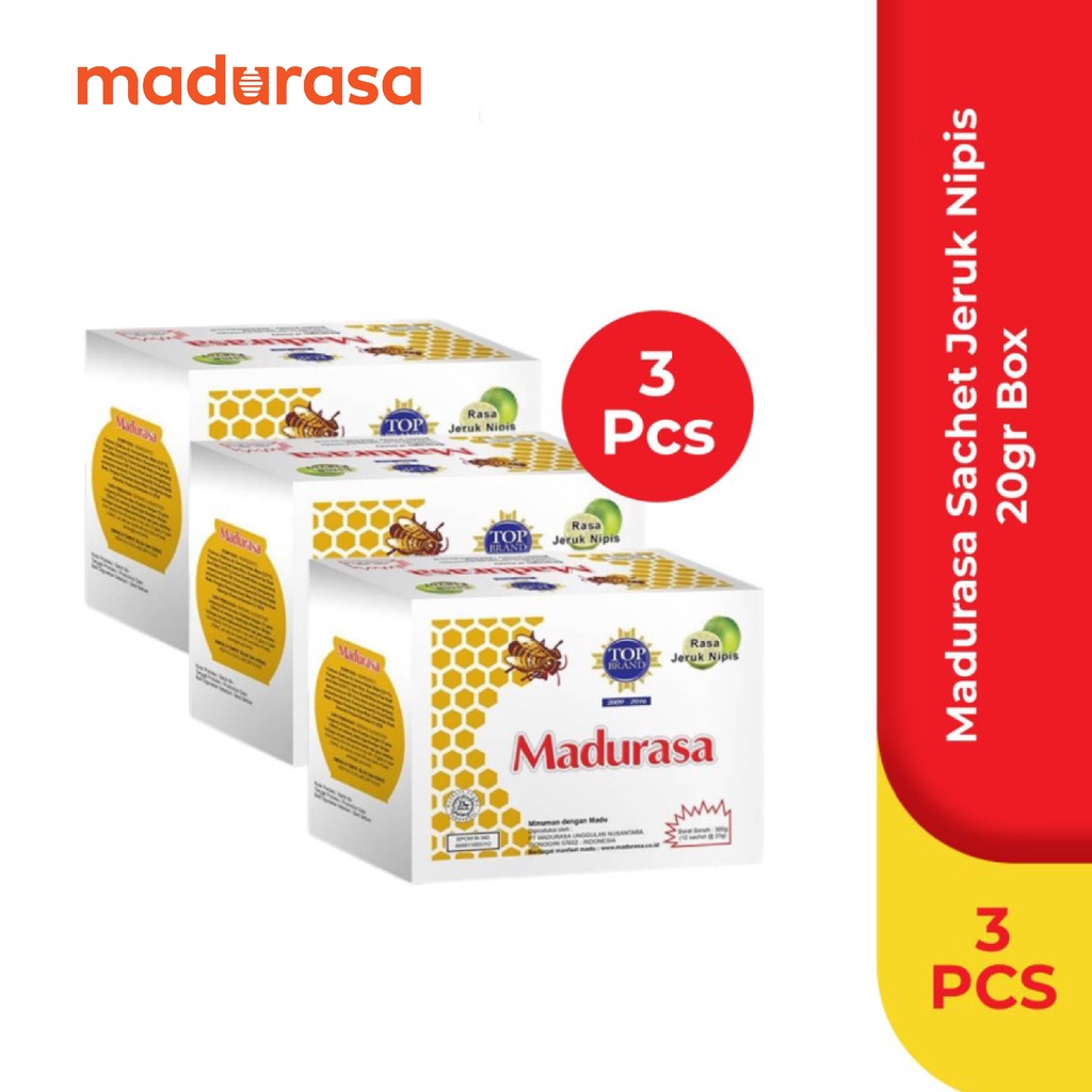 Jual Madurasa Sachet Jeruk Nipis 20gr x 3 Pack | Shopee Indonesia