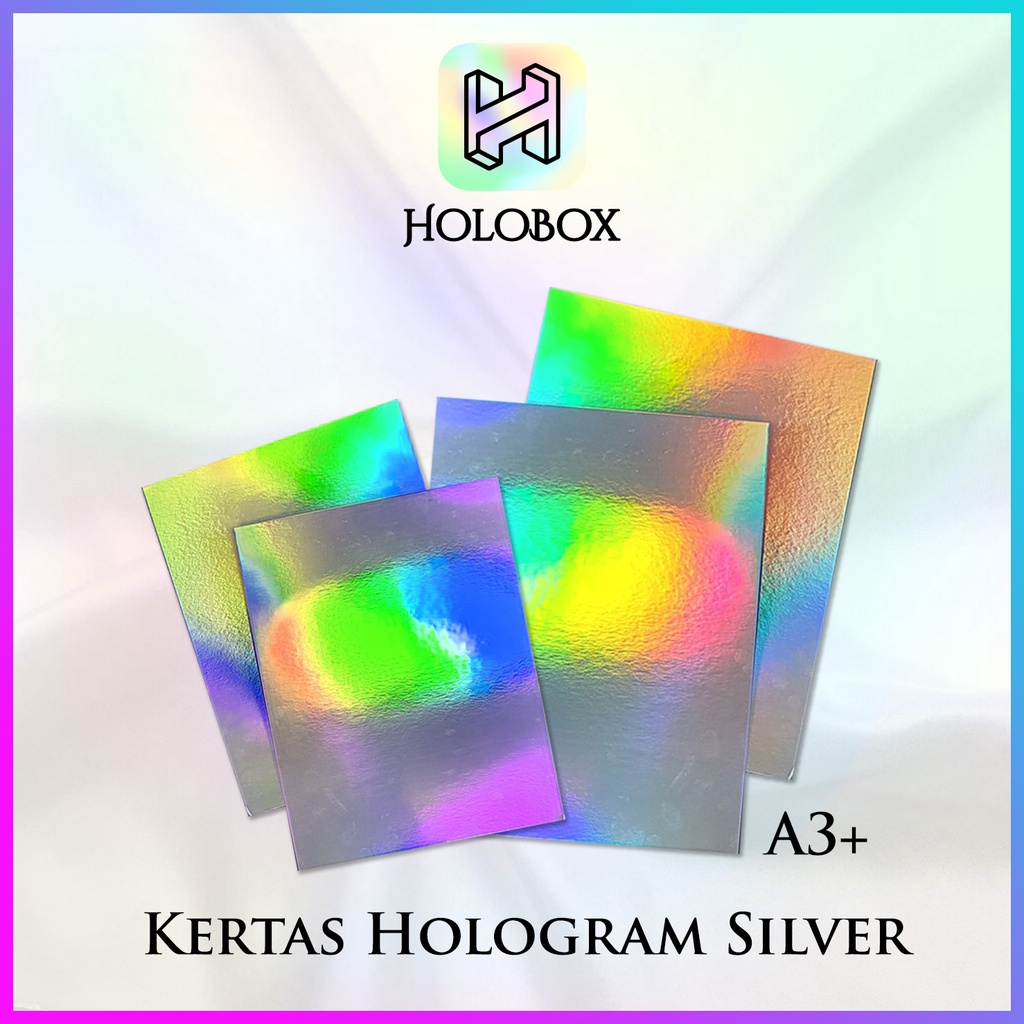 Jual Kertas Hologram / Silver / Lembaran / A3+ / Murah / C5 Silver / C5 ...