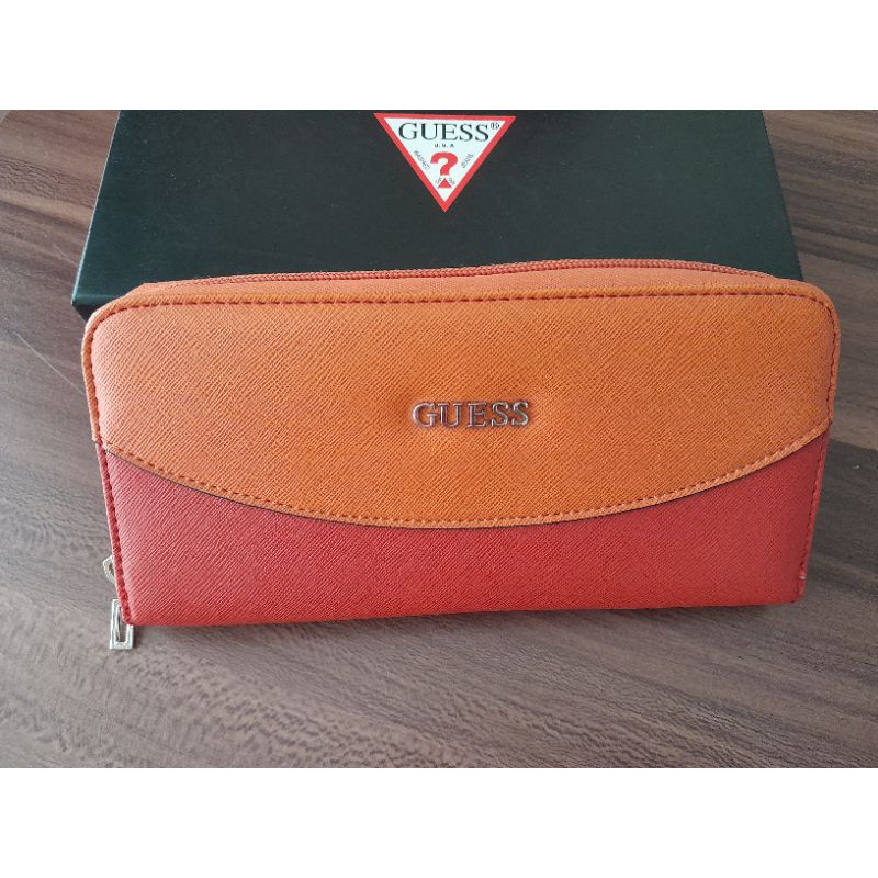 Jual Guess Orange Wallet | Shopee Indonesia