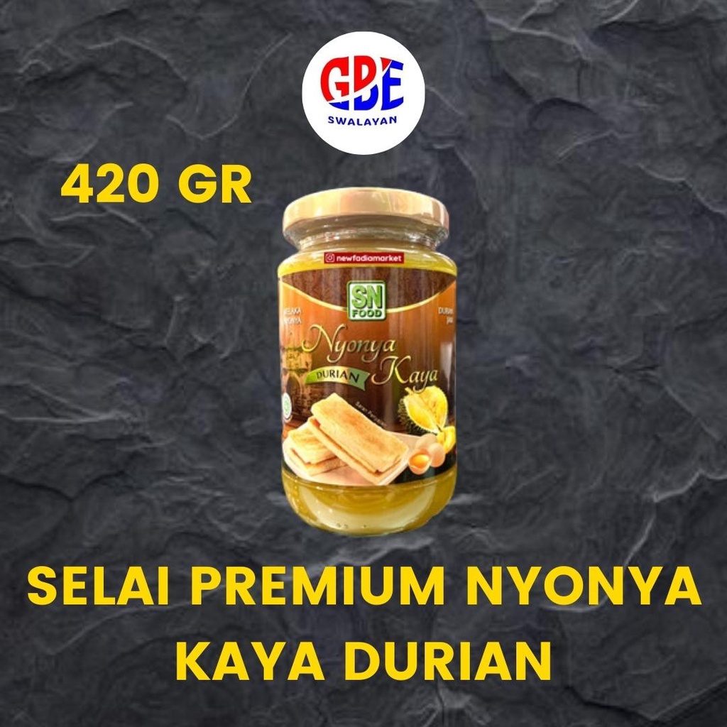 Jual SELAI PREMIUM SN FOOD NYONYA KAYA RASA DURIAN 420GR | Shopee Indonesia