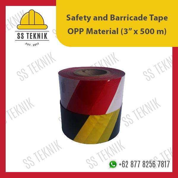 Jual Safety Garis Proyek / Police Line / Barricade Tape - 3 inch x 500m ...