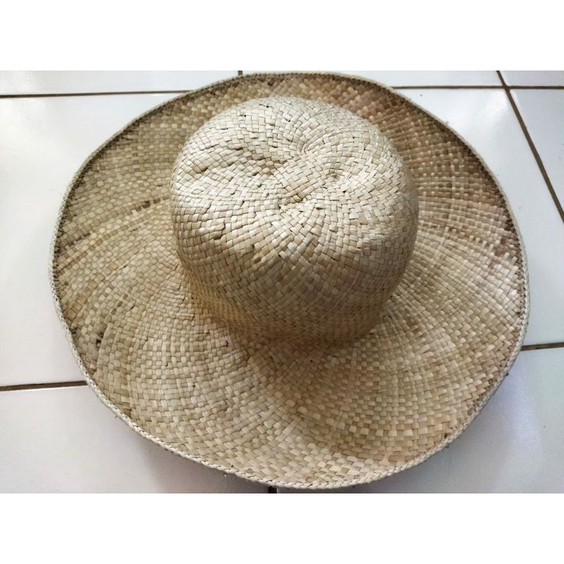 Jual Topi Natural Anyaman Pandan Jahit | Shopee Indonesia