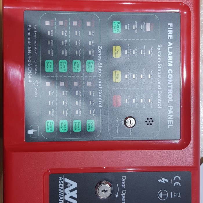 Jual Detect Panel / Mcfa Conventional Fire Alarm 8 Zone Asenware ...
