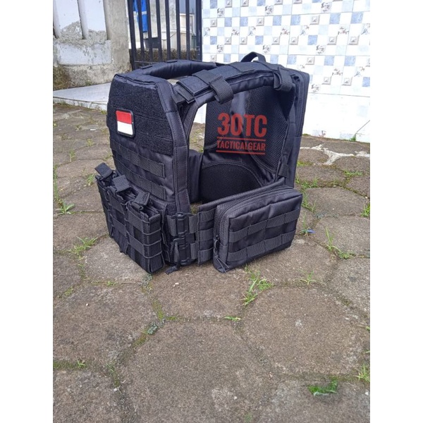 Jual Rompi Taktis Bodyvest Tactical Model Balck mamba Rompi Serbu ...