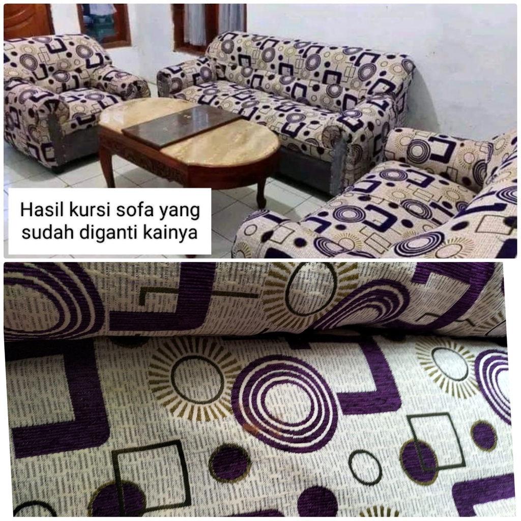 Jual KAIN SOFA METERAN 100X140CM // KAIN CHENILLE SOFA MEUBEL // BAHAN ...