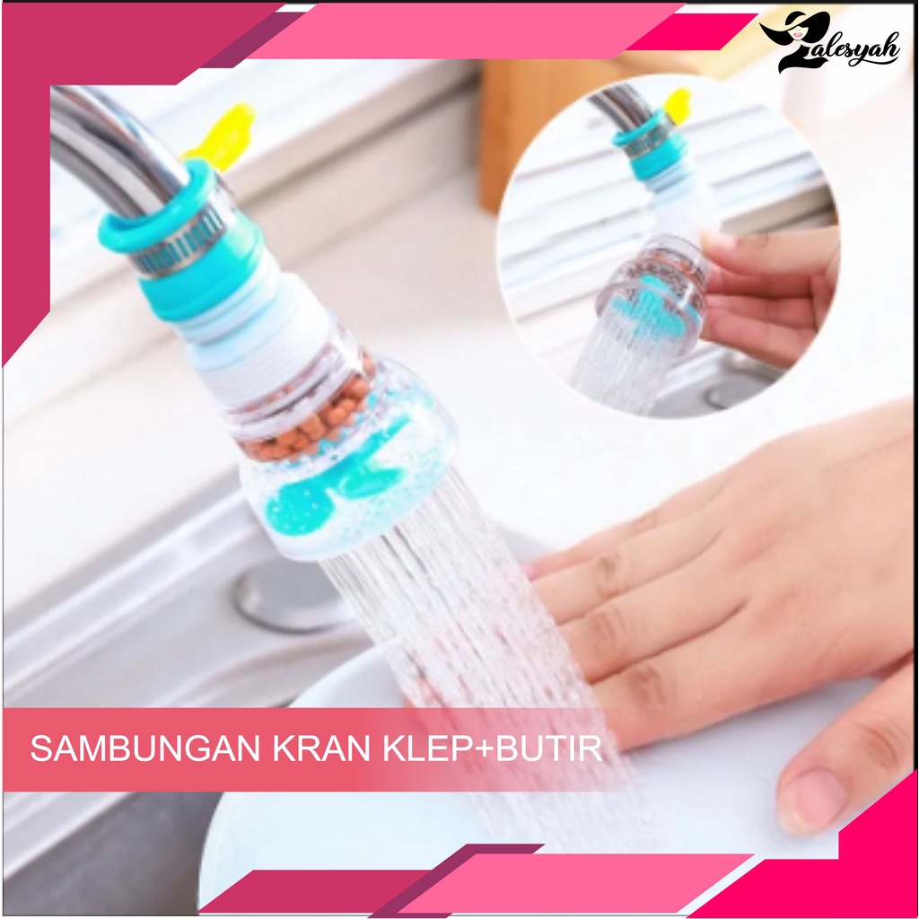 Jual Sambungan Kran Air Fleksibel Dengan Klep Saringan + Air bola ...