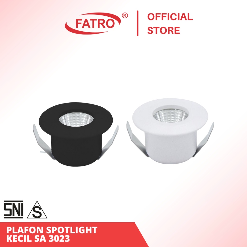 Jual FATRO Lampu downlight mini led 1w / spot light plafon spotlight ...
