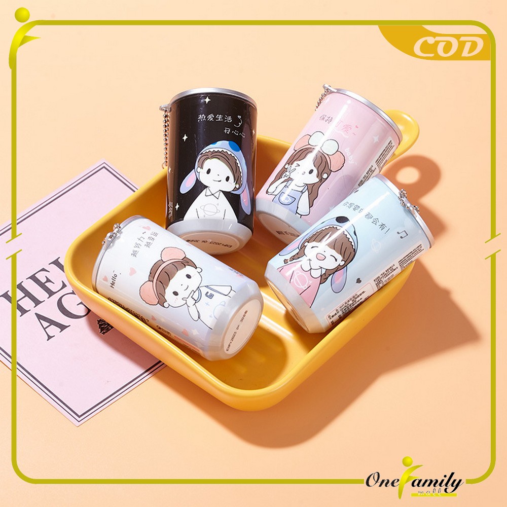 Jual ONE-C792 Tissue Basah Kaleng Mini Korea Karakter Lucu Isi 30 ...