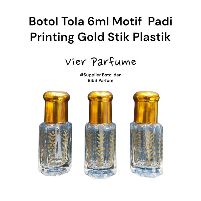 Jual BATIK TOLA 6ML MOTIF PADI PRINTING GOLD STIK PLASTIK | Shopee ...