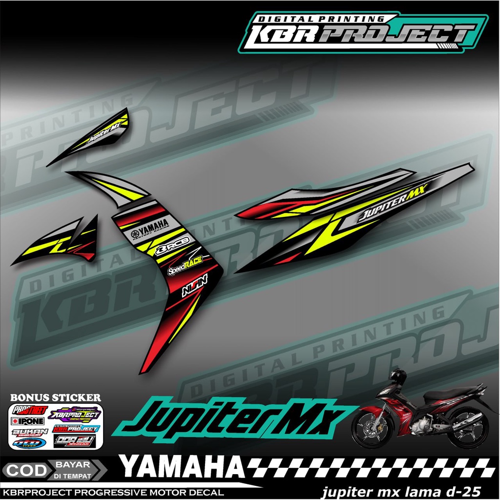 Jual Stiker Striping JUPITER MX LAMA Lis Variasi Stiker Motor YAMAHA ...