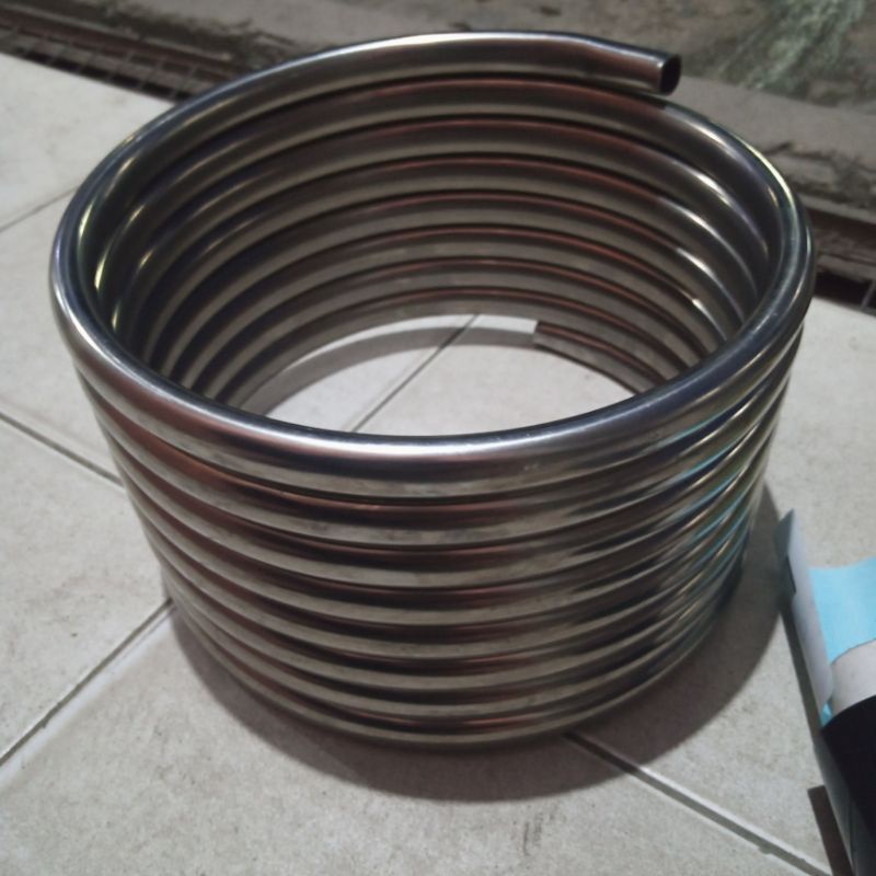 Jual Pipa Spiral Kondensor Destilasi Pipa Chiller ukuran 3/4 inch (19mm ...